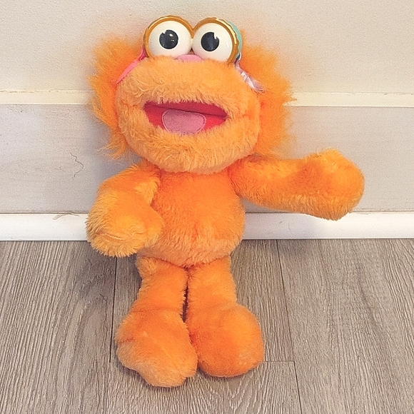 Tyco | Toys | Sesame Street 995 Zoe Plush Orange Muppets 15 Stuffed ...